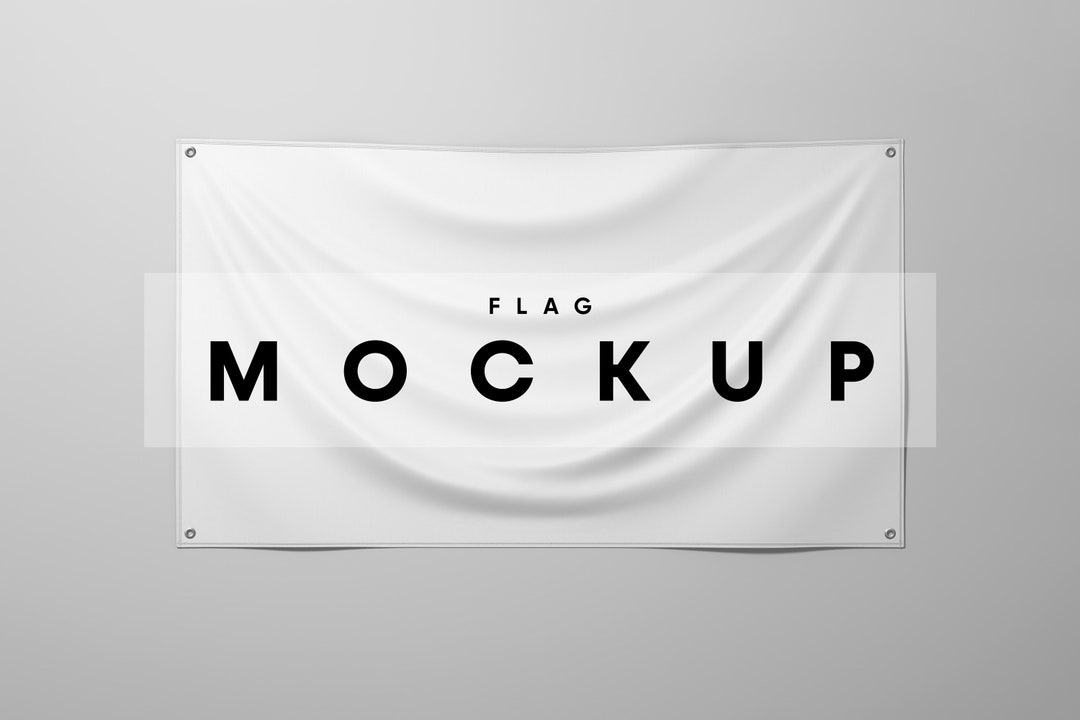 Flag Mockup, Billboard Mockup, Sign Mockup, Poster Mockups, Banner ...