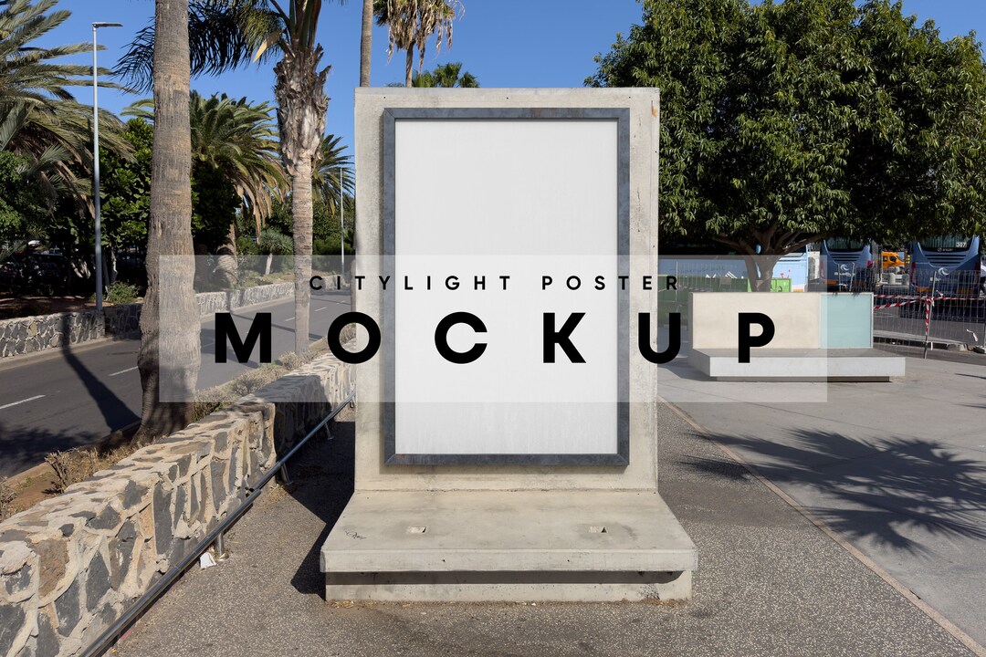Poster Mockup, Billboard Mockup, Sign Mockup, Flag Mockup, Information ...