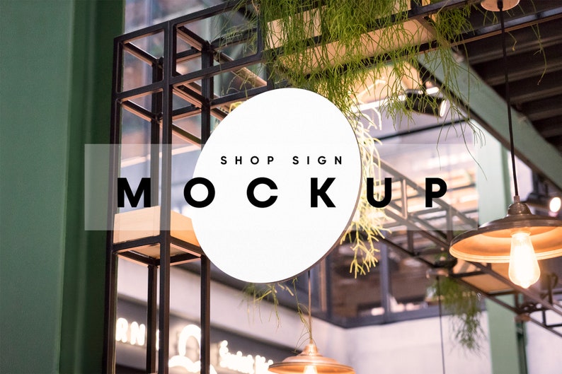 Shop Sign Mockup, Sign Mockup, Wayfinding Mockup, Signage Mockup ...