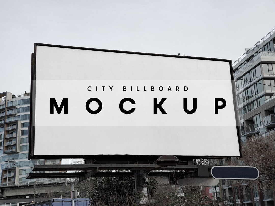 Billboard Mockup, Sign Mockup, Poster Mockups, Flag Mockup, Information ...