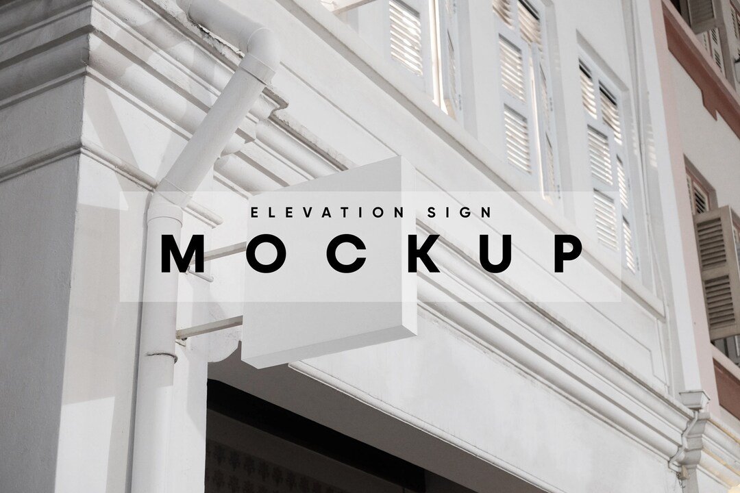 Square Sign Mockup, Shop Sign Mockup, Sign Mockup, Wayfinding Mockup ...