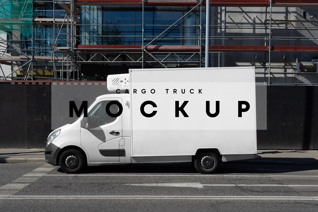 Delivery Car Mockup, Cargotruck Mockup, Mockup, Car Mockup, Car Side ...