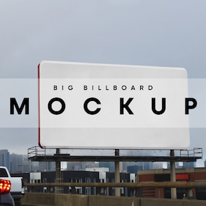 Billboard Mockup, Sign Mockup, Poster Mockups, Flag Mockup, Information ...