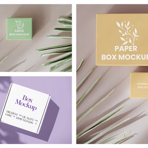 Box Mockups: Packaging Mockup Set (20 PSD Scenes) - Etsy