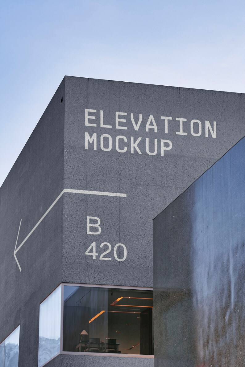Building Wall Mockup Wall Mockup Sign Mockup Mural Mockup - Etsy