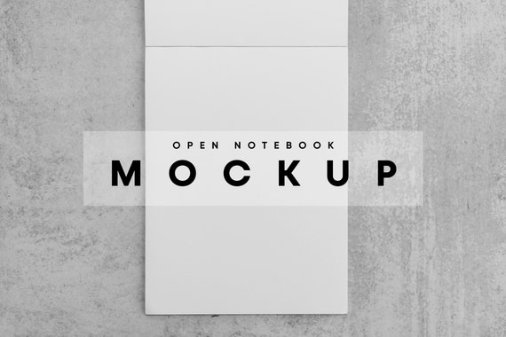 Notebook Mockup Open Notebook Mockup Notebook With Hands | Etsy