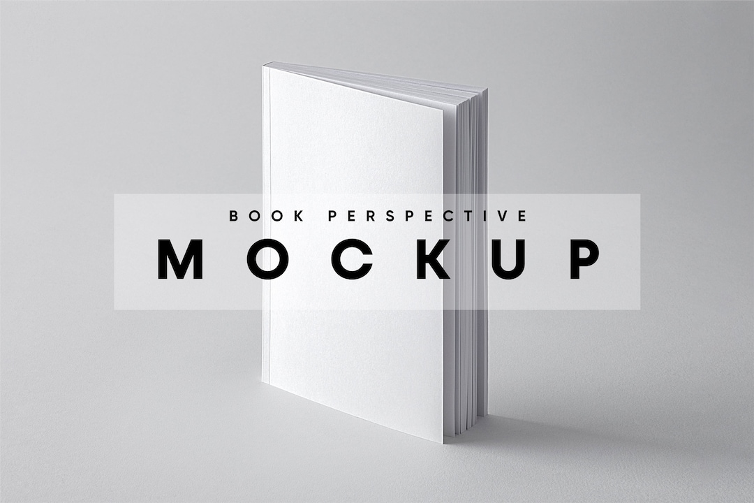 Book Perspective Cover Mockup, Book Cover Mockup, Cover Mockup, Book ...