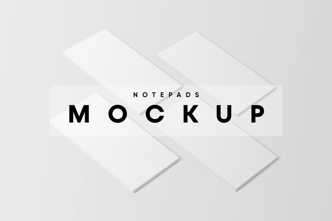 Photo-realistic Notepad Mockup: PSD Smart Object (digital Download) - Etsy