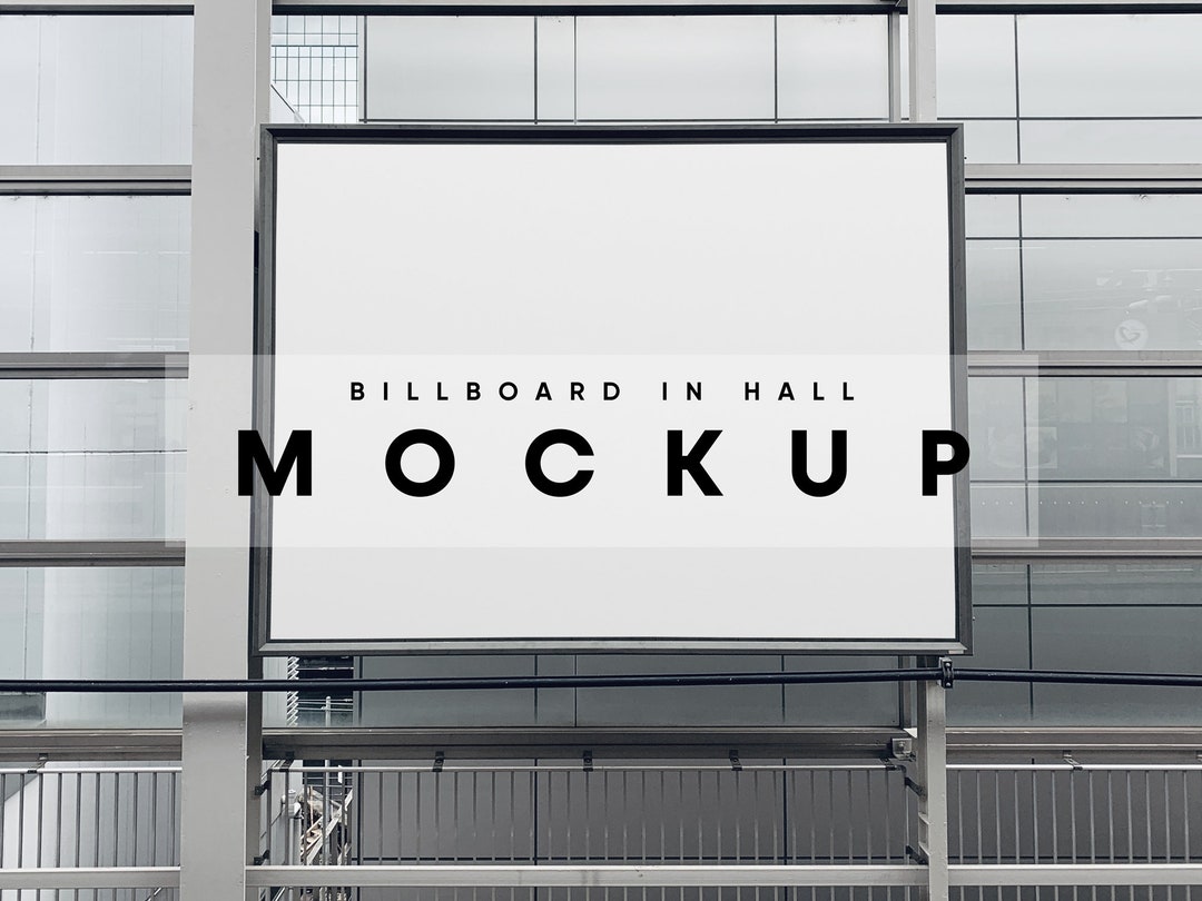 Billboard Mockup, Sign Mockup, Poster Mockups, Flag Mockup, Information ...