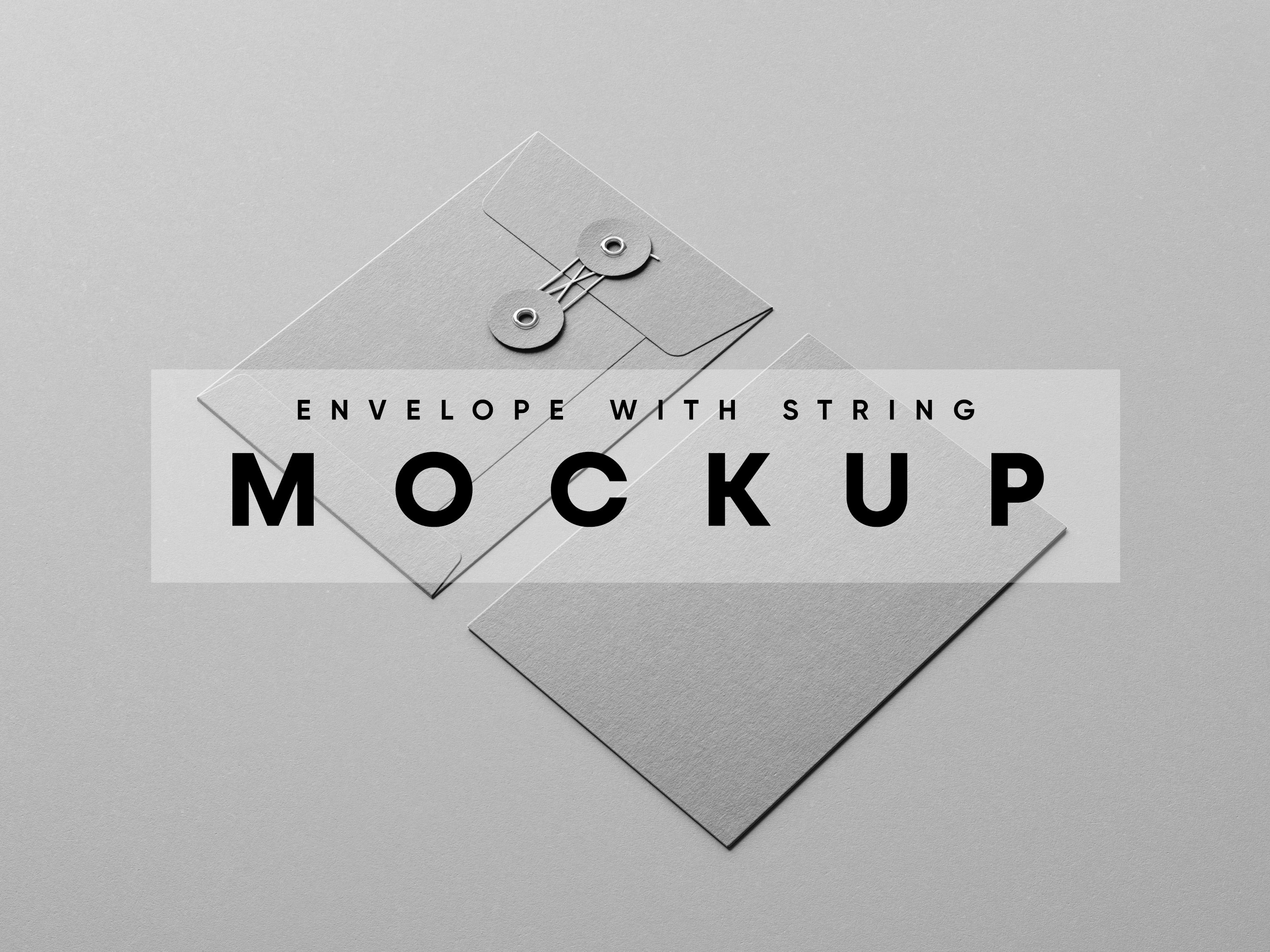 String Envelope Mockup Envelope Mockup String Envelope | Etsy