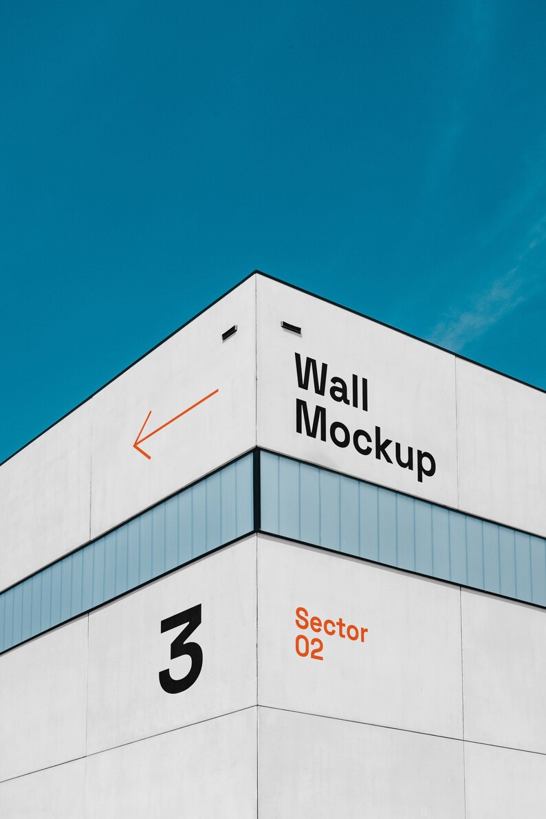 Building Wall Mockup Wall Mockup Sign Mockup Mural Mockup - Etsy