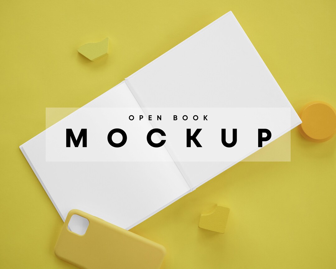 Open Square Book Mockup Open Book Mockup Hard Cover Book - Etsy Canada