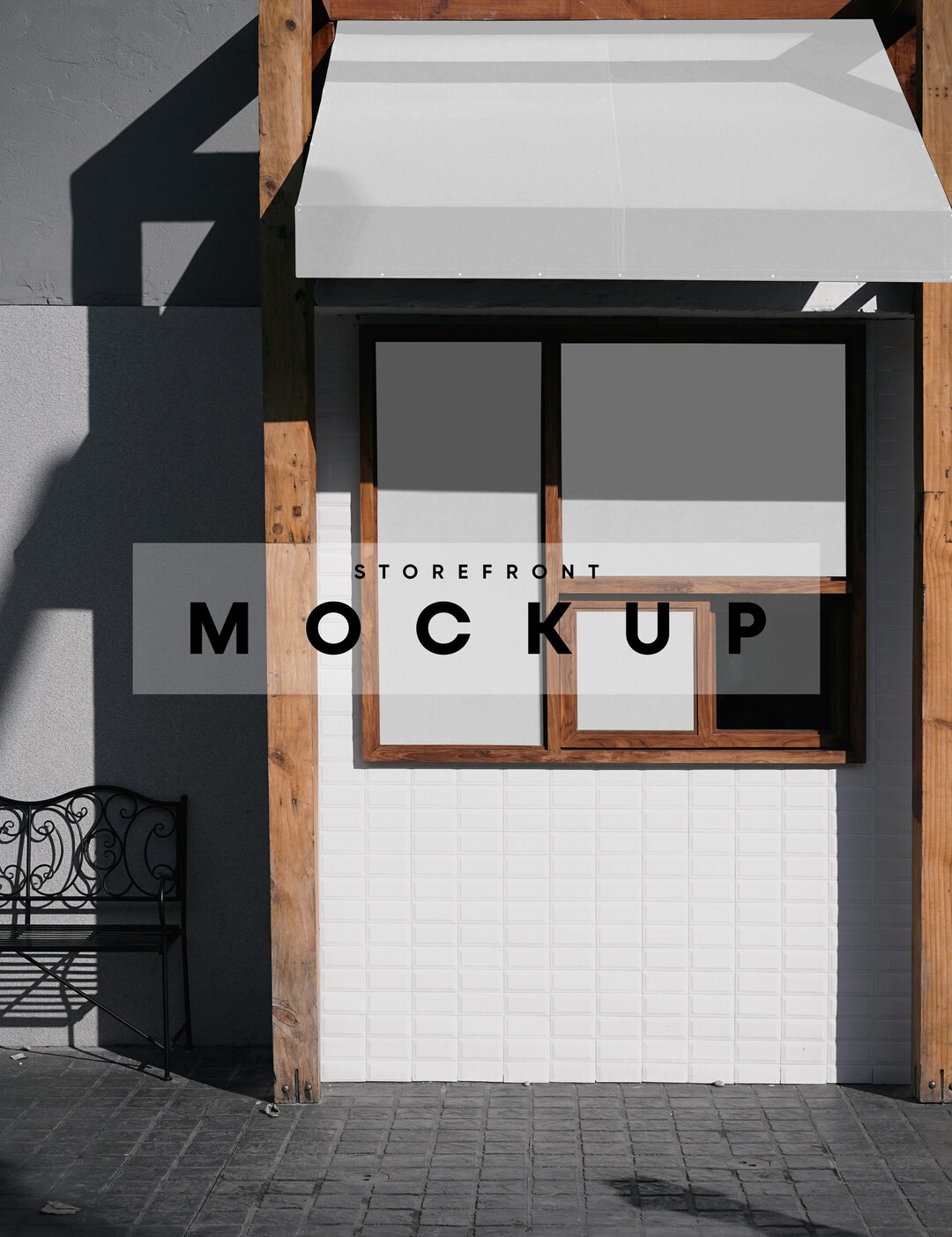 Storefront Mockup, Store Front Mockup, Wall Mockup, Facade Mockup, Sign ...
