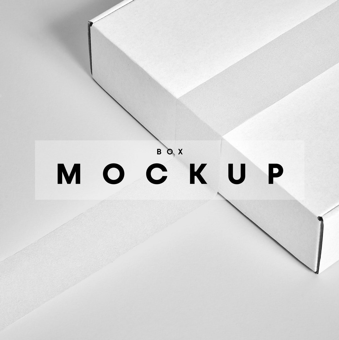 Paper Box Mockup, Cardboard Box Mockup, Box Mockup, Packaging Box ...