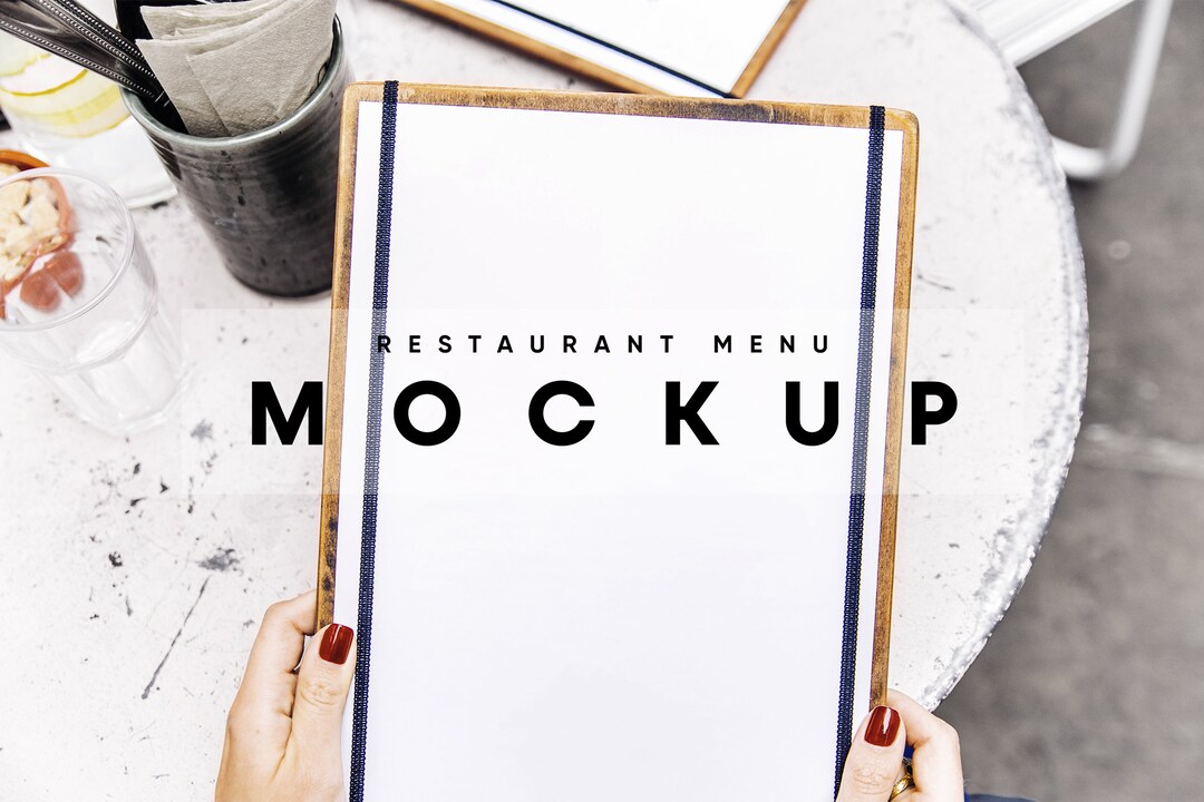 Restaurant Menu Mockup, Menu Mockup, Restaurant Mockup, Cafe Menu ...