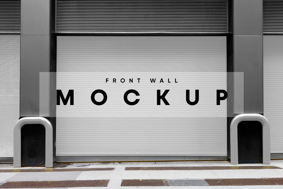 Wall Logo Mockup Wall Mockup Sign Mockup Mural Mockup - Etsy