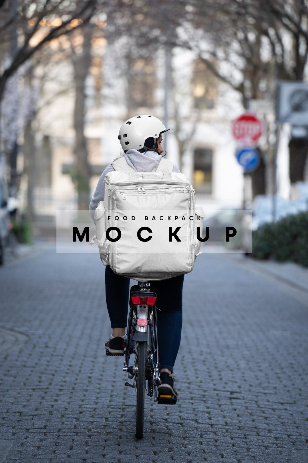 Delivery Backpack Mockup, Food Backpack Mockup, Backpack Mockup, Bag ...