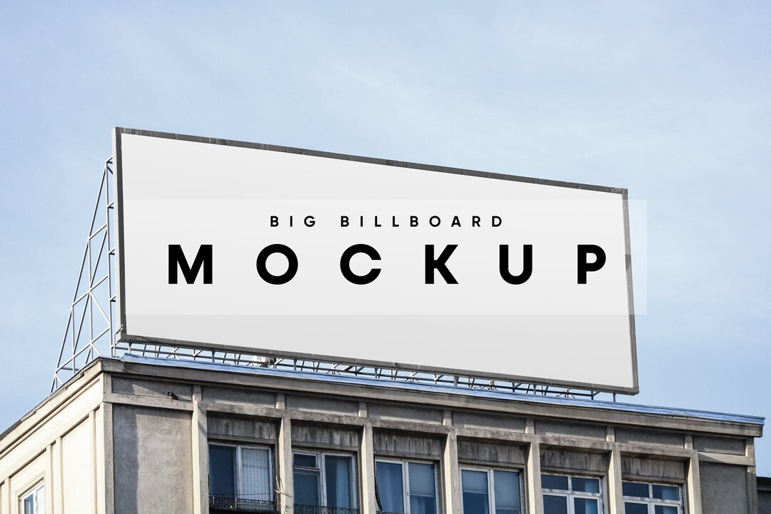 Billboard Mockup, Sign Mockup, Poster Mockups, Flag Mockup, Information ...