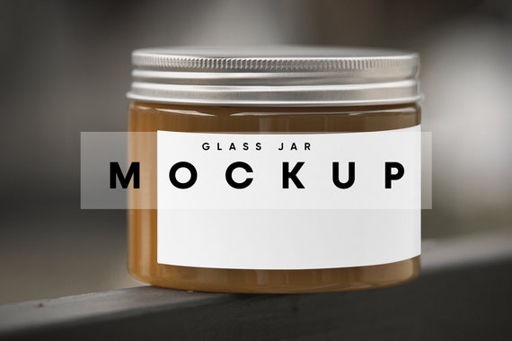 Jar Mockup Glass Jar Mockup Label Mockup Jar Label Mockup - Etsy