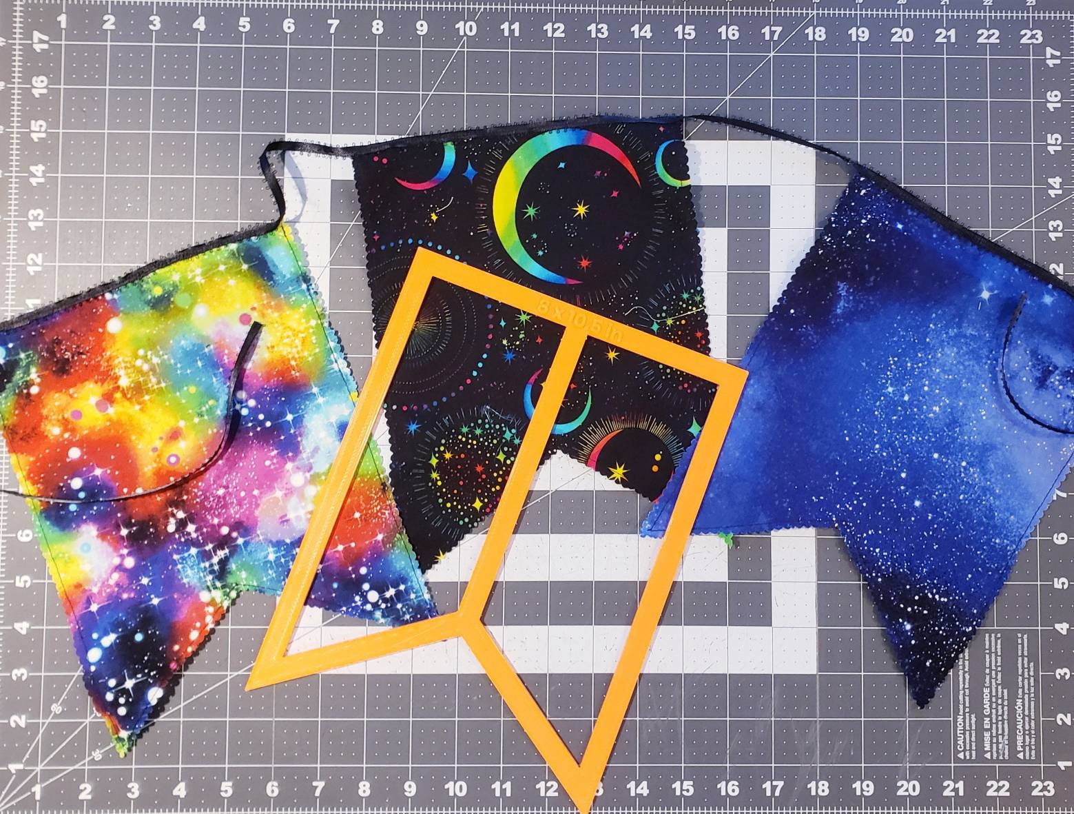 Pennant Garland Banner Template Set Swallowtail Flag / Sewing | Etsy