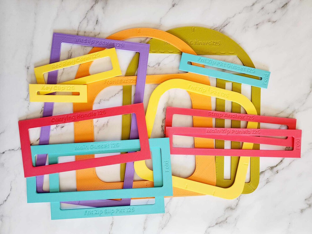 125% SCALED Lindsport Mini Backpack Template Set / Sewing Quilting ...