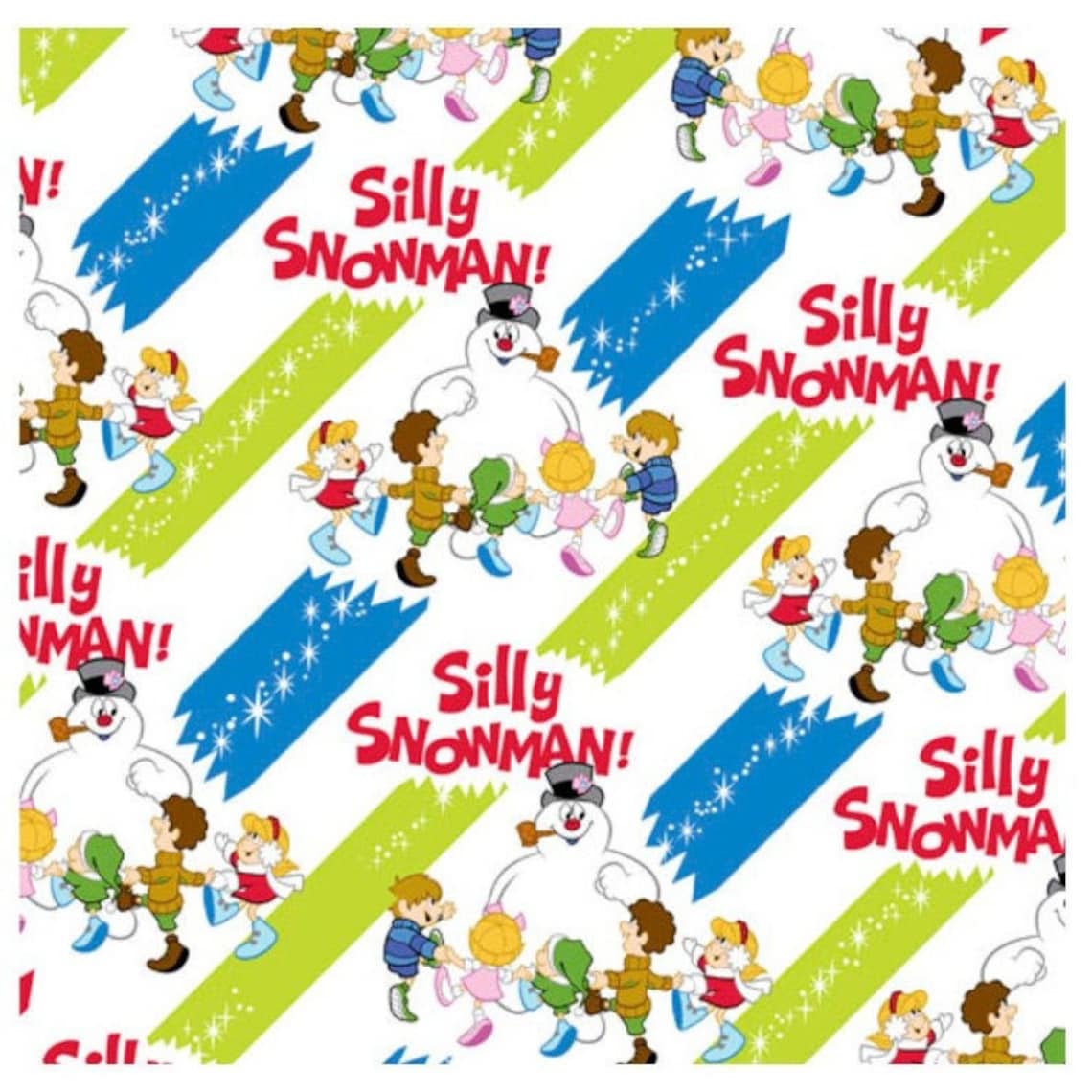 Frosty the Snowman Cotton Fabric / Christmas / Sewing Quilting - Etsy