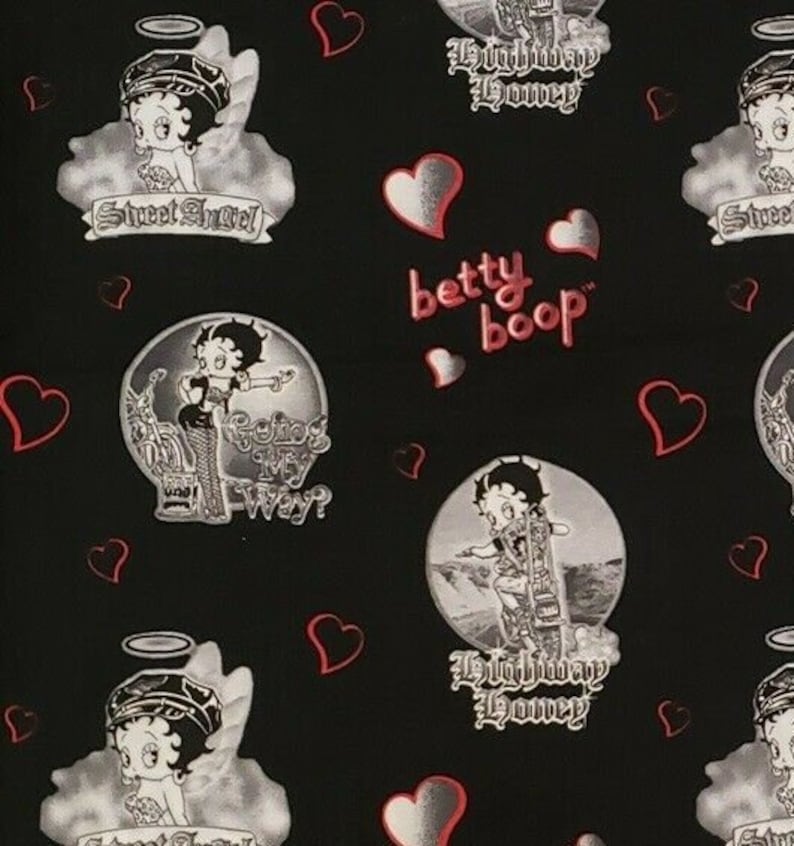 Betty boop fabric - sherytraveler