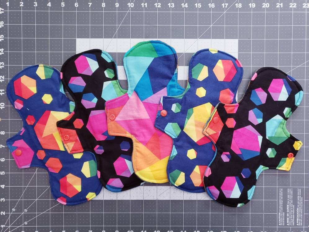 Cloth Menstrual Pad Sewing Pattern Templates / Reusable - Etsy Hong Kong