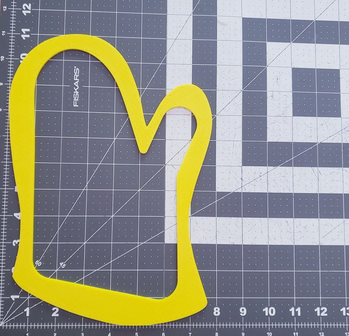 Oven Mitt Template Pattern Stencil / Sewing Quilting / Sewing - Etsy