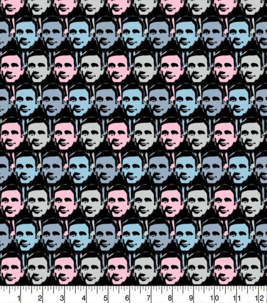The Office Michael Scott Cotton Fabric / Dwight Schrute Sewing - Etsy