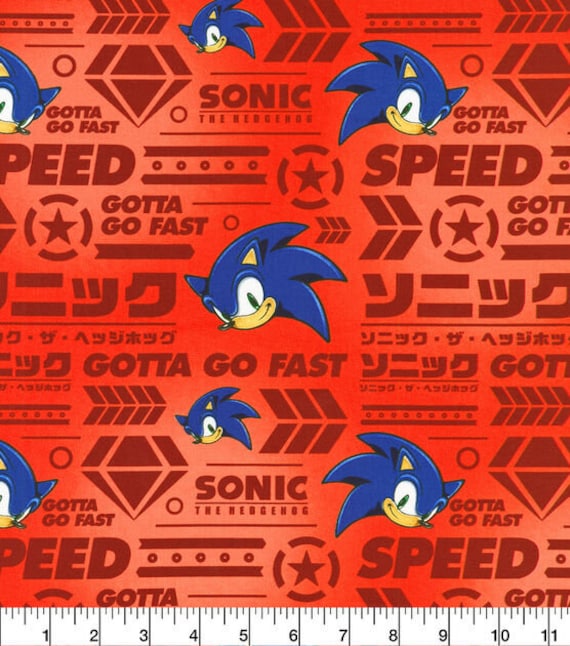 Sonic The Hedgehog Sewing Pattern