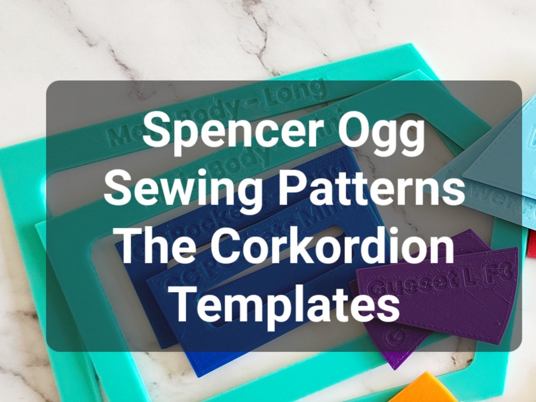 Corkordion Wallet Spencer Ogg Pattern Templates / Sewing Quilting ...