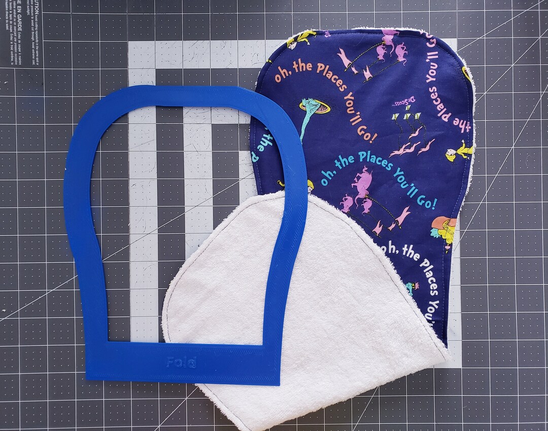 Baby Burp Cloth Template / Sewing Pattern / Sewing for Infants Babies ...
