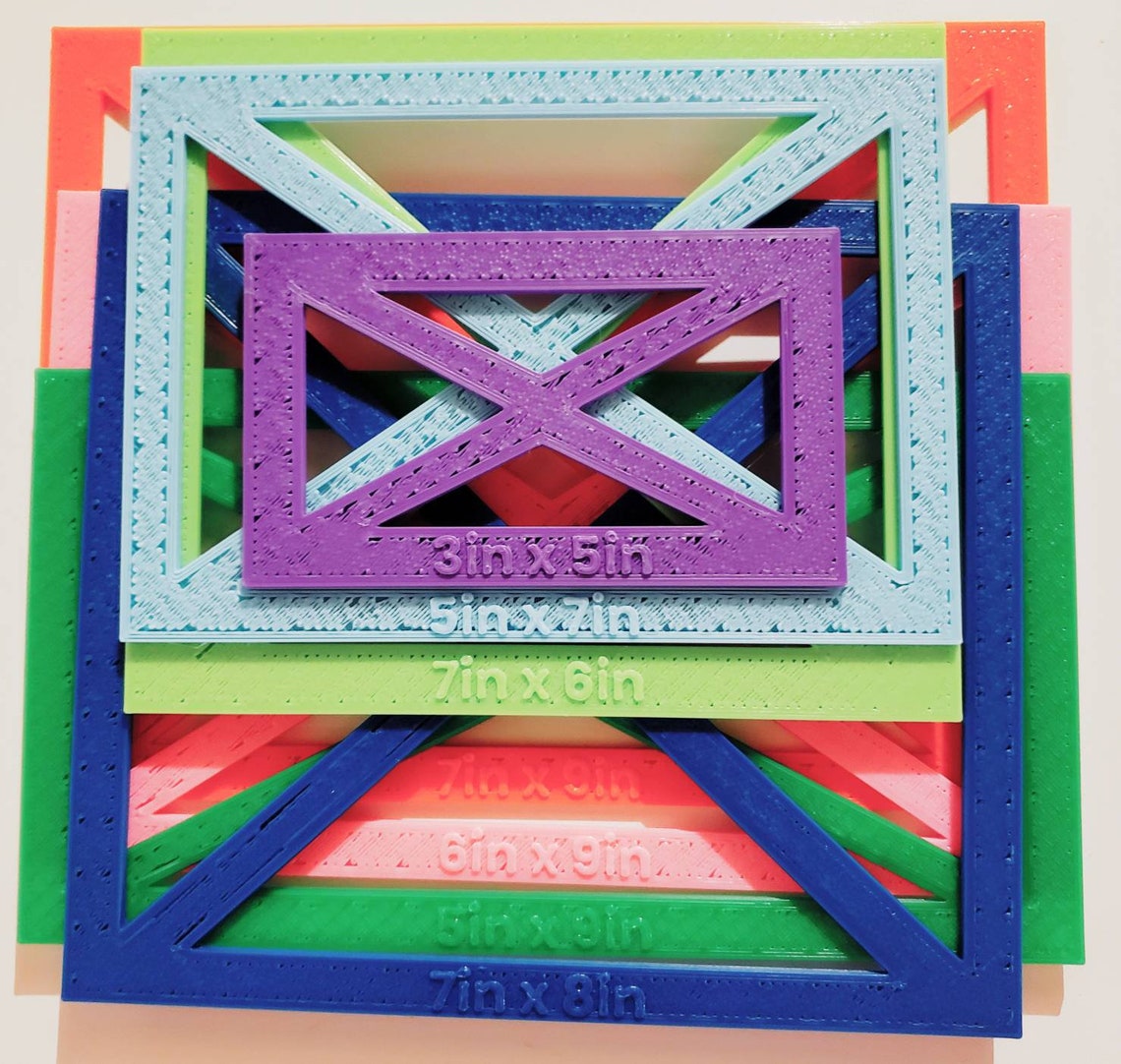 Rectangular Template Set / Sewing Templates / Mask Pattern - Etsy