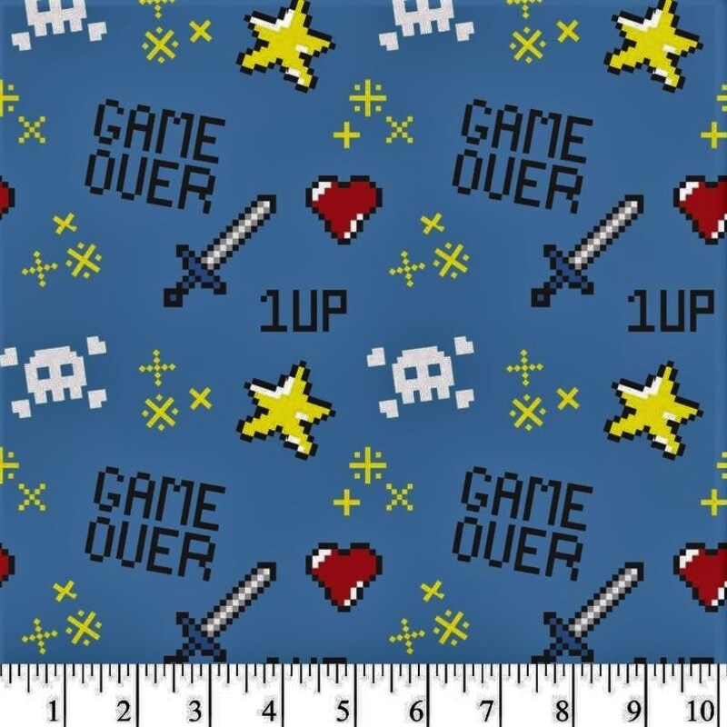 Video Game Fabric - Etsy