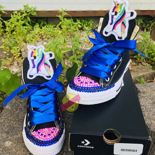 Unicorn Converse - Etsy