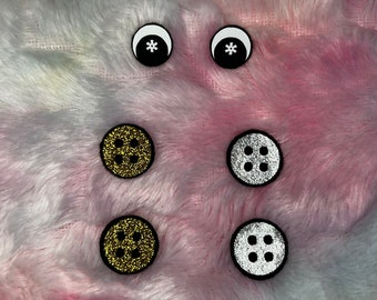 Mini Snowflake Buttons - Etsy