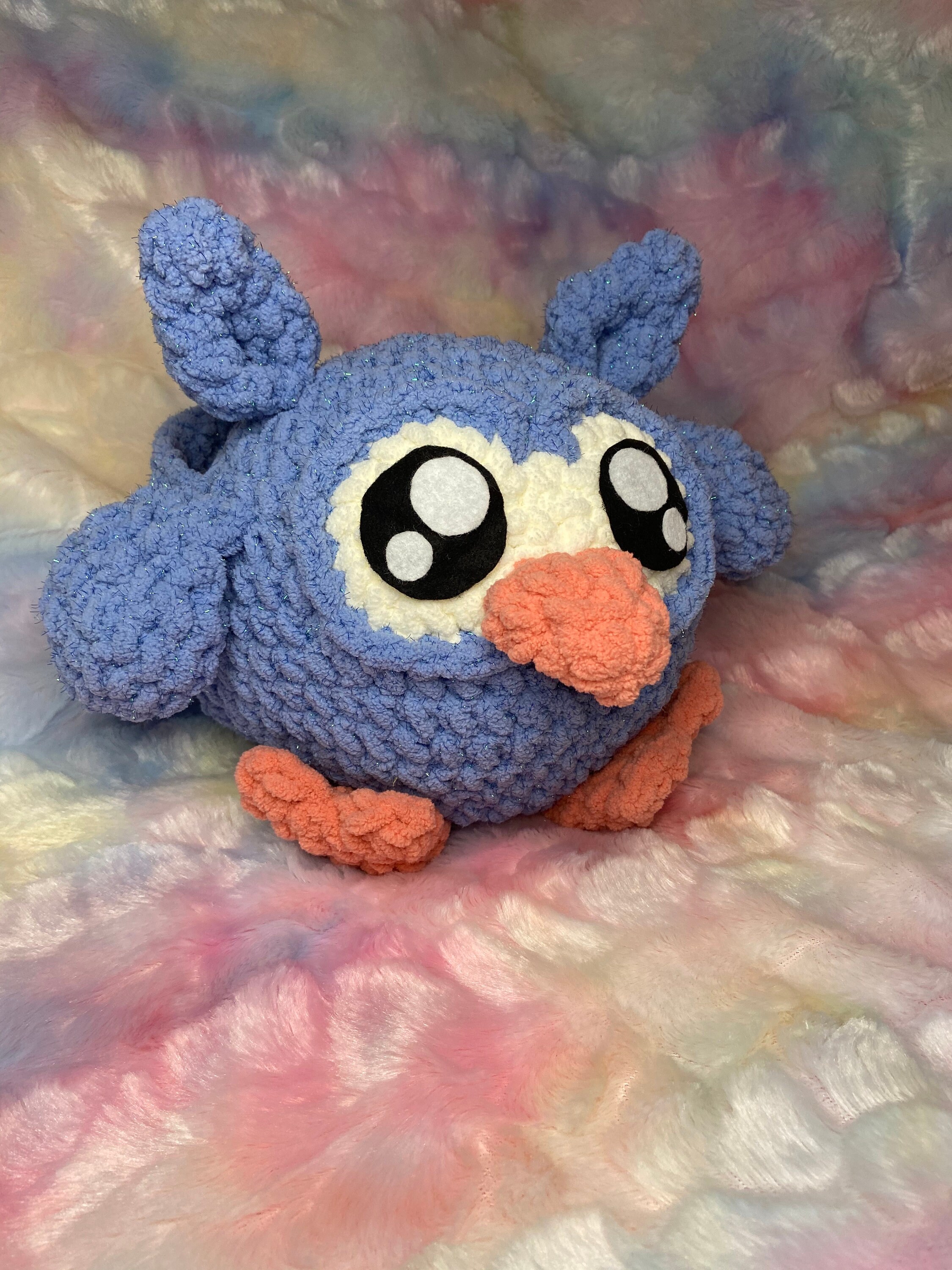 Puffball Pockets Owl PDF Printable Crochet Pattern (FREE DELIVERY ...