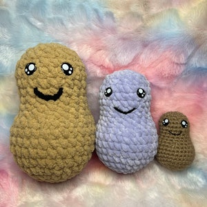 No Sew, Peanut Plushie Crochet Pattern, PDF Crochet Pattern, Nut ...