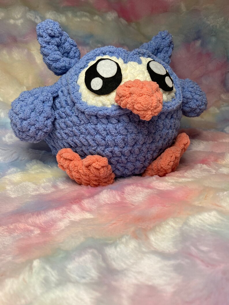 Puffball Pockets Owl PDF Printable Crochet Pattern (FREE DELIVERY ...