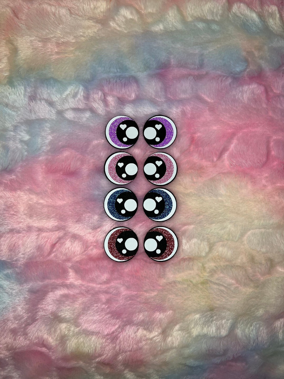 Glitter 1, 1.3 and 1.5 Felt Eyes, Cricut Eyes, Sparkly Eyes, Amigurumi ...