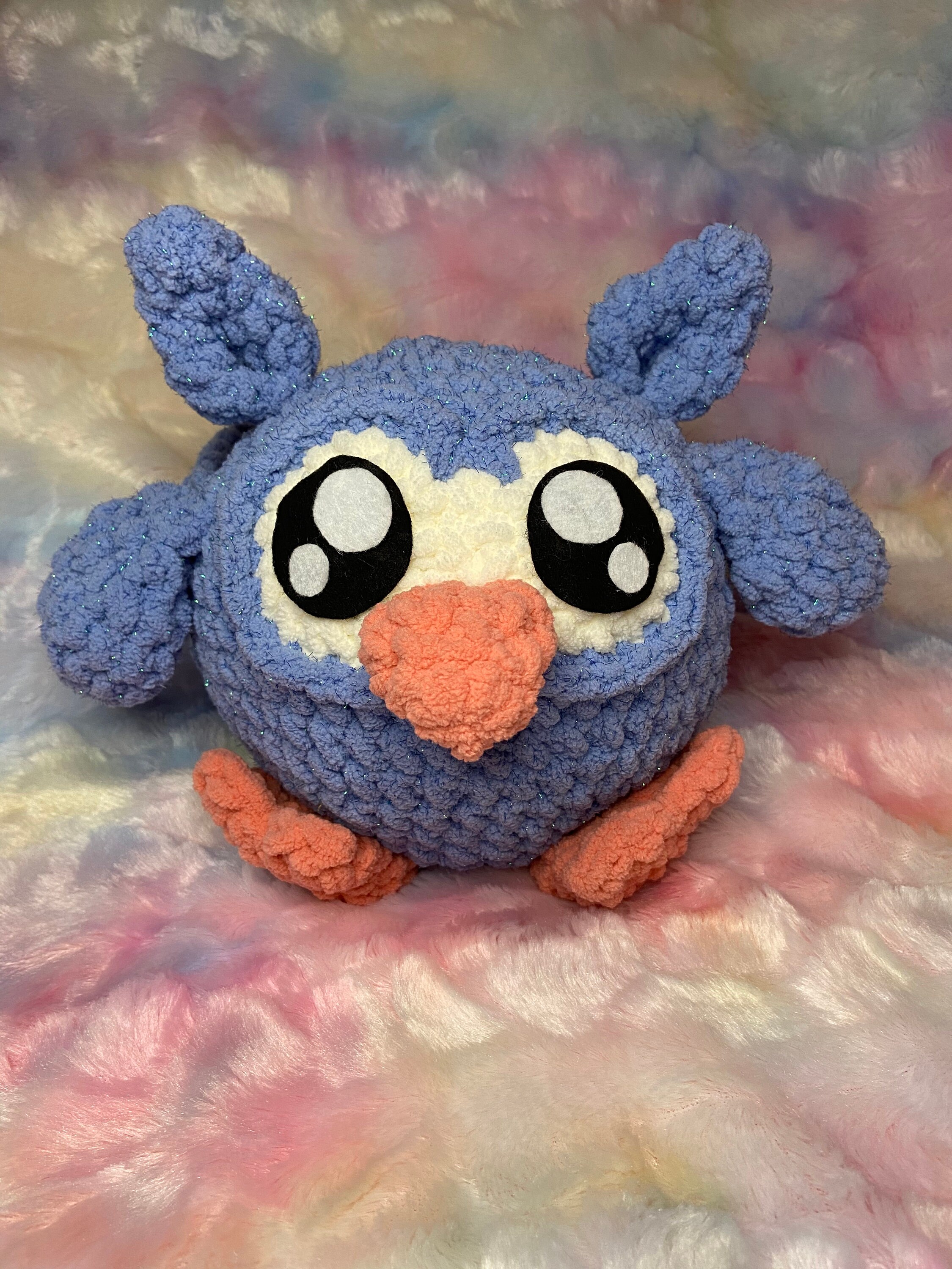 Puffball Pockets Owl PDF Printable Crochet Pattern (FREE DELIVERY ...