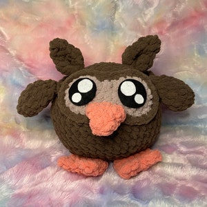 Puffball Pockets Owl PDF Printable Crochet Pattern (FREE DELIVERY ...