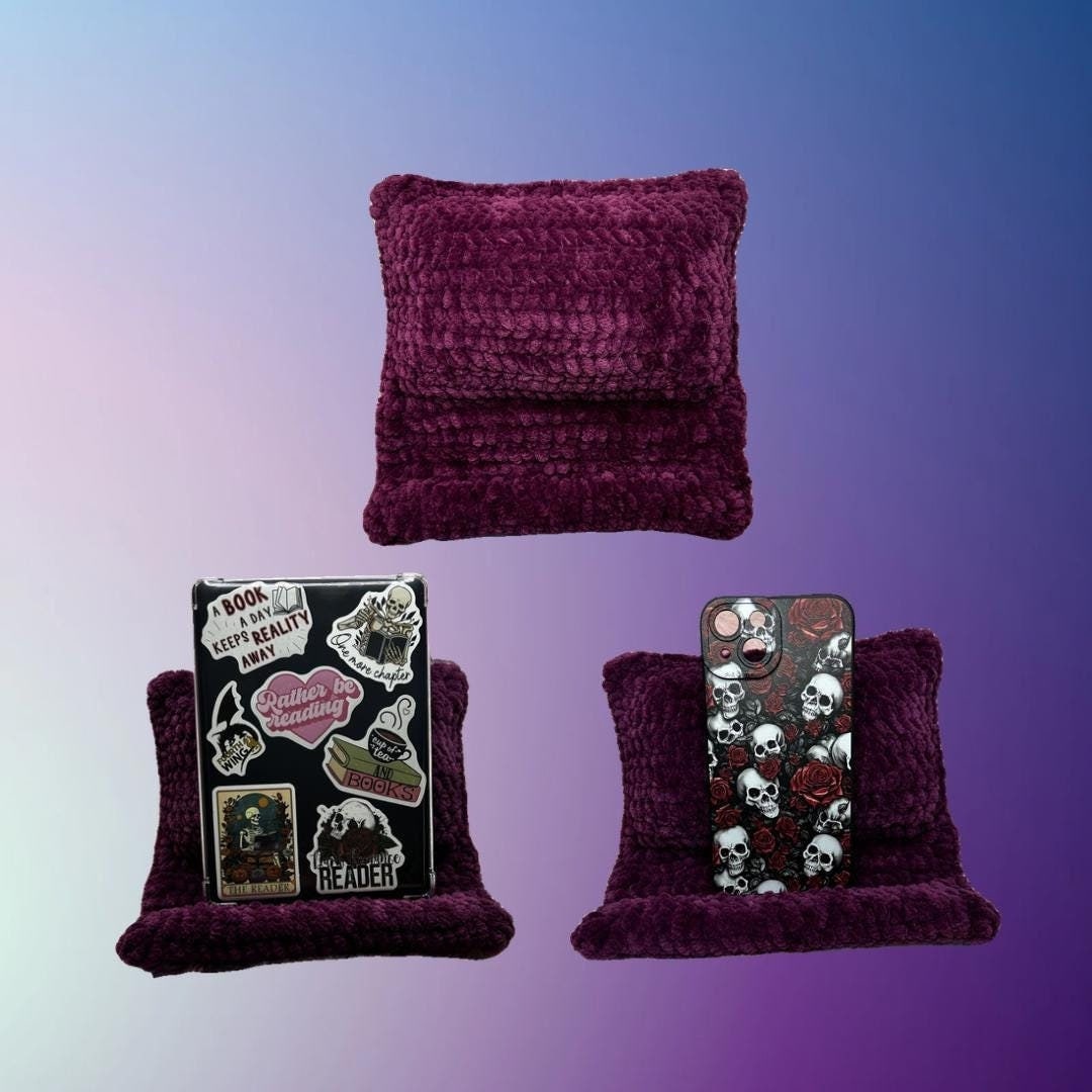 Hudson Kindle/kobo/phone Pillow Crochet Pattern, Crochet Pillow, Phone ...