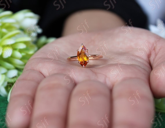 Citrine marquise ring store