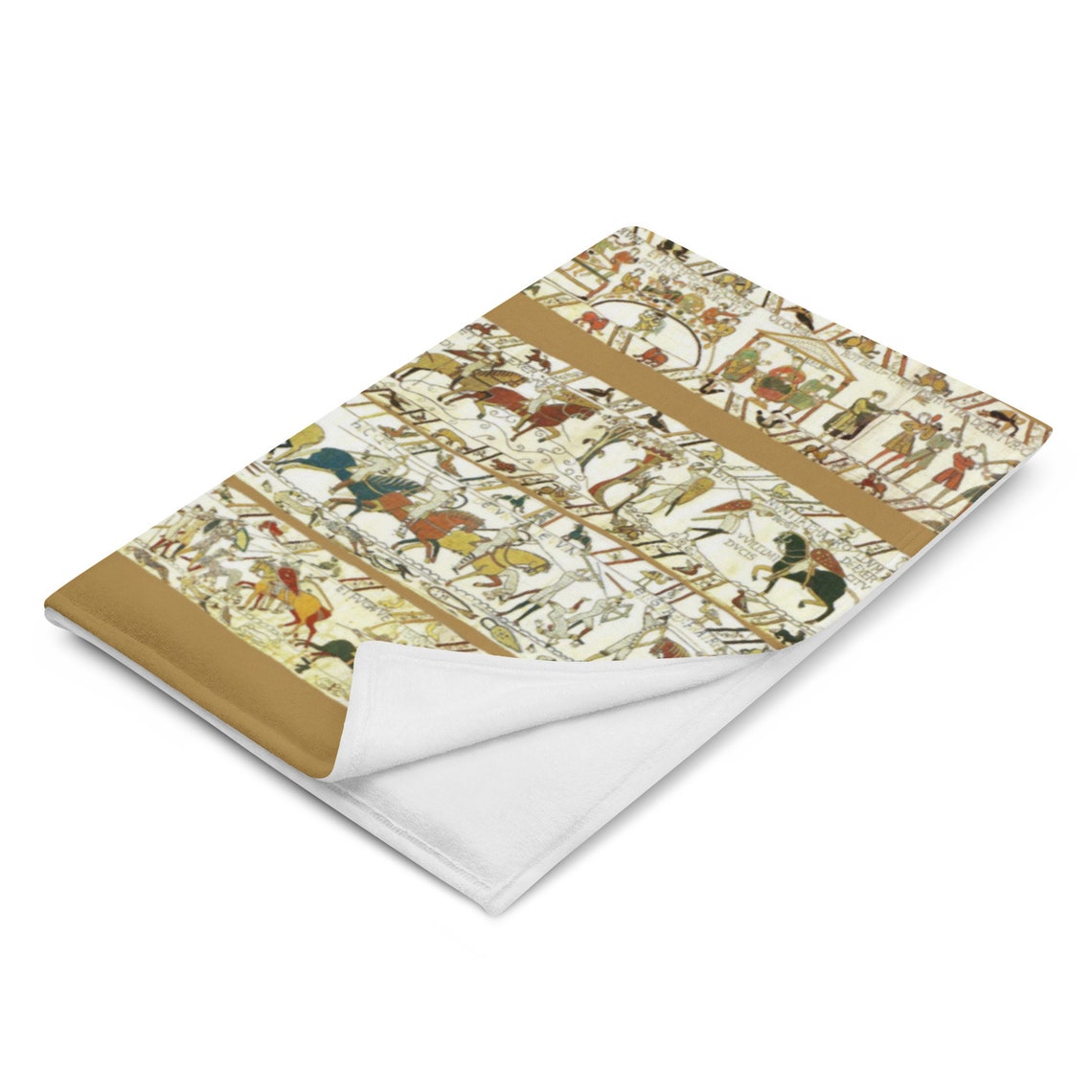 Throw Blanket - Complete Bayeux Tapestry (light) Embroidery Gothic ...