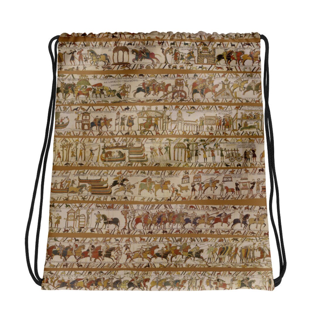 Drawstring Bag - Bayeux Tapestry (detail) - Etsy