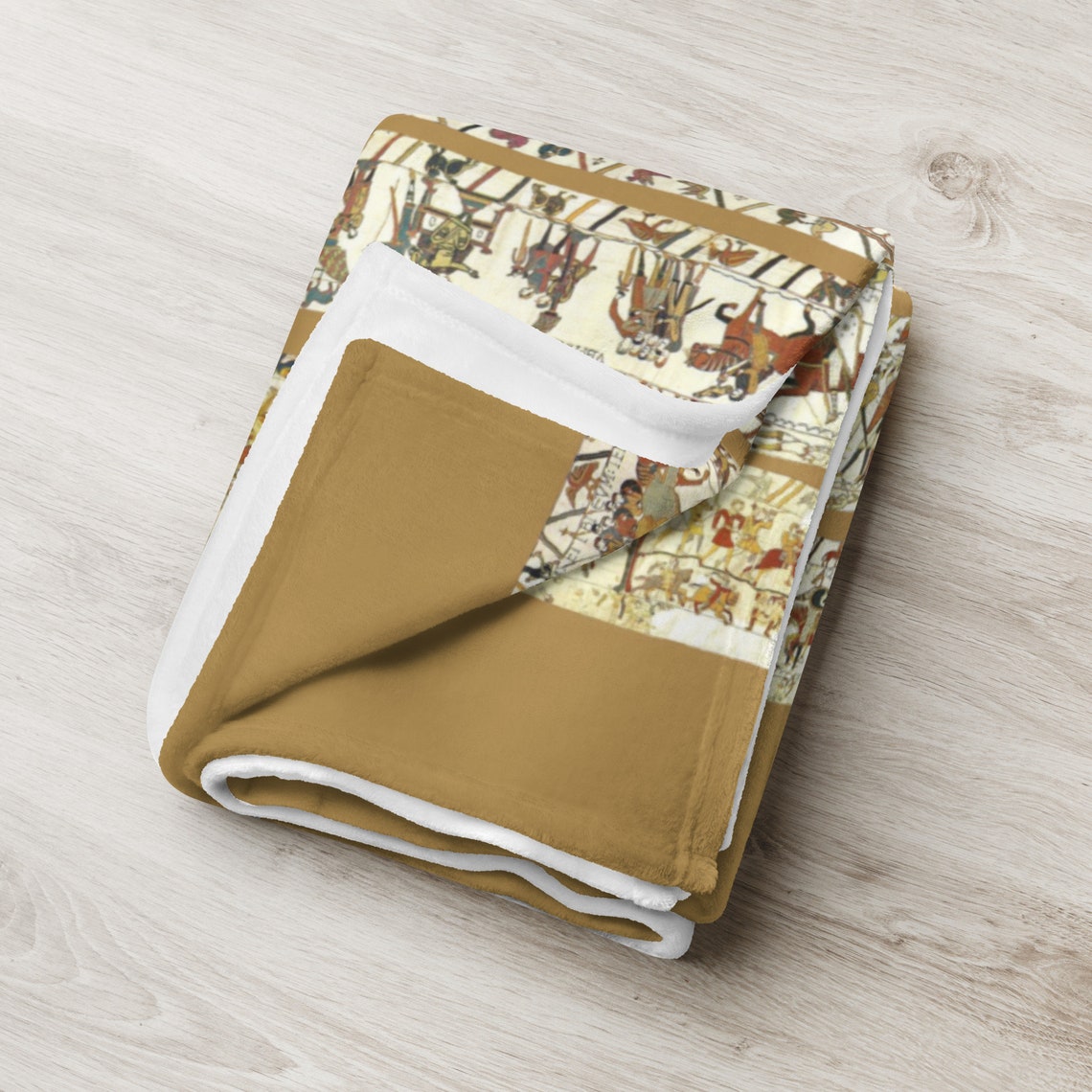 Throw Blanket - Complete Bayeux Tapestry (light) Embroidery Gothic ...