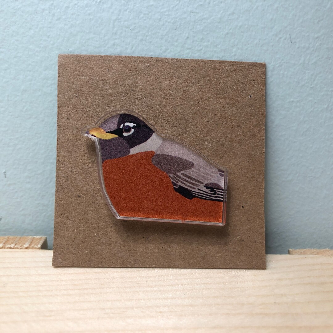 American Robin Pin | FREE SHIPPING - Etsy