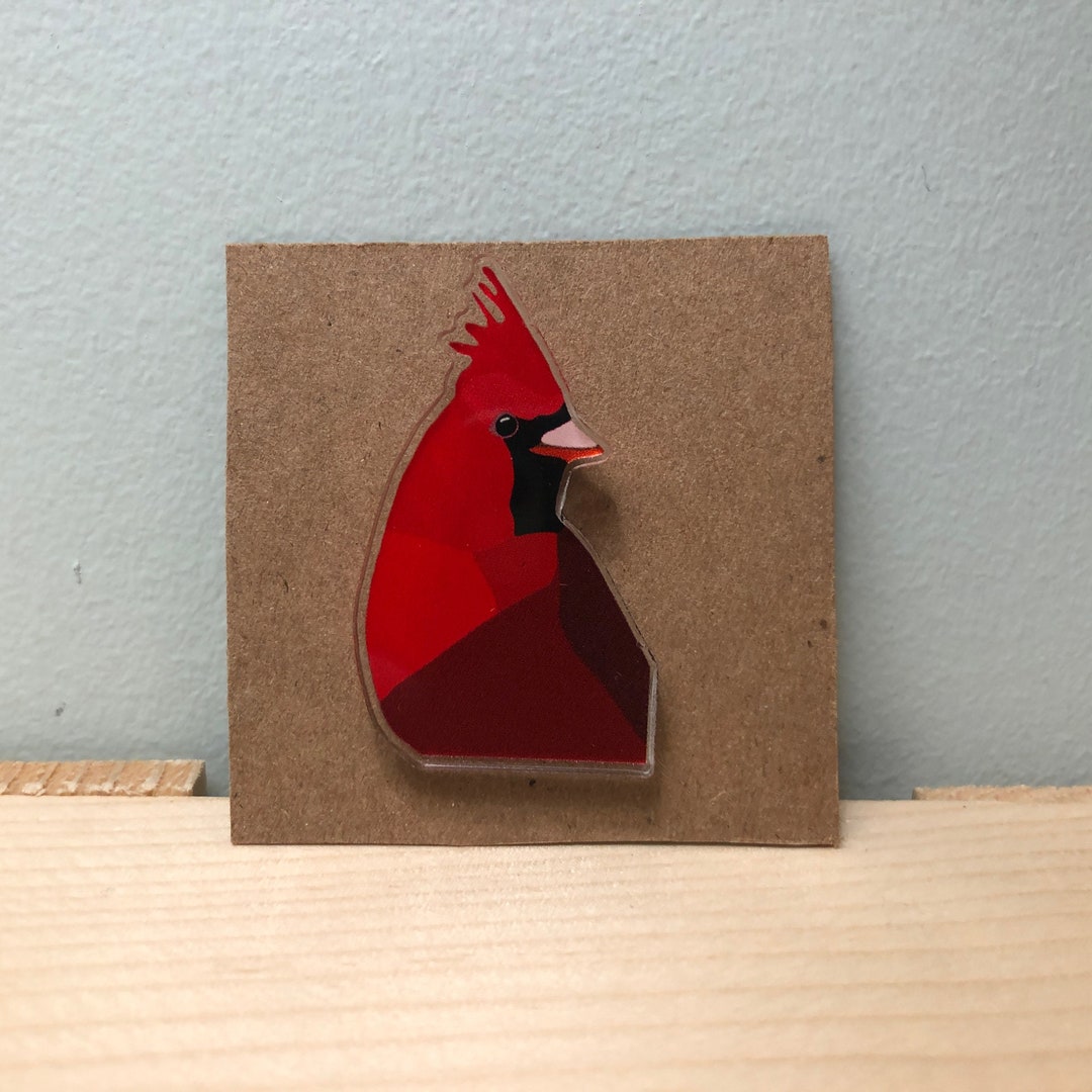 Cardinal Pin | FREE SHIPPING - Etsy